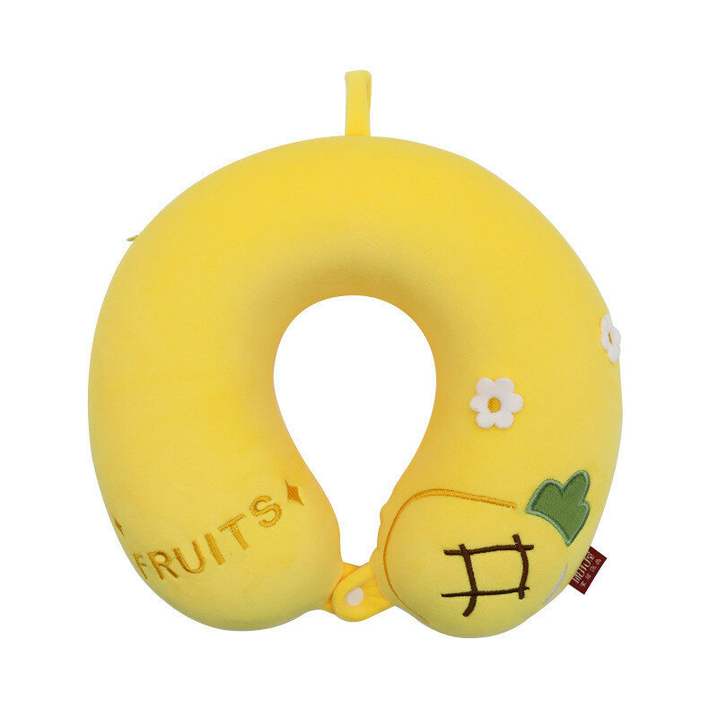 Fruit animal u shaped memory foam neck pillow for bedside and office support style a1