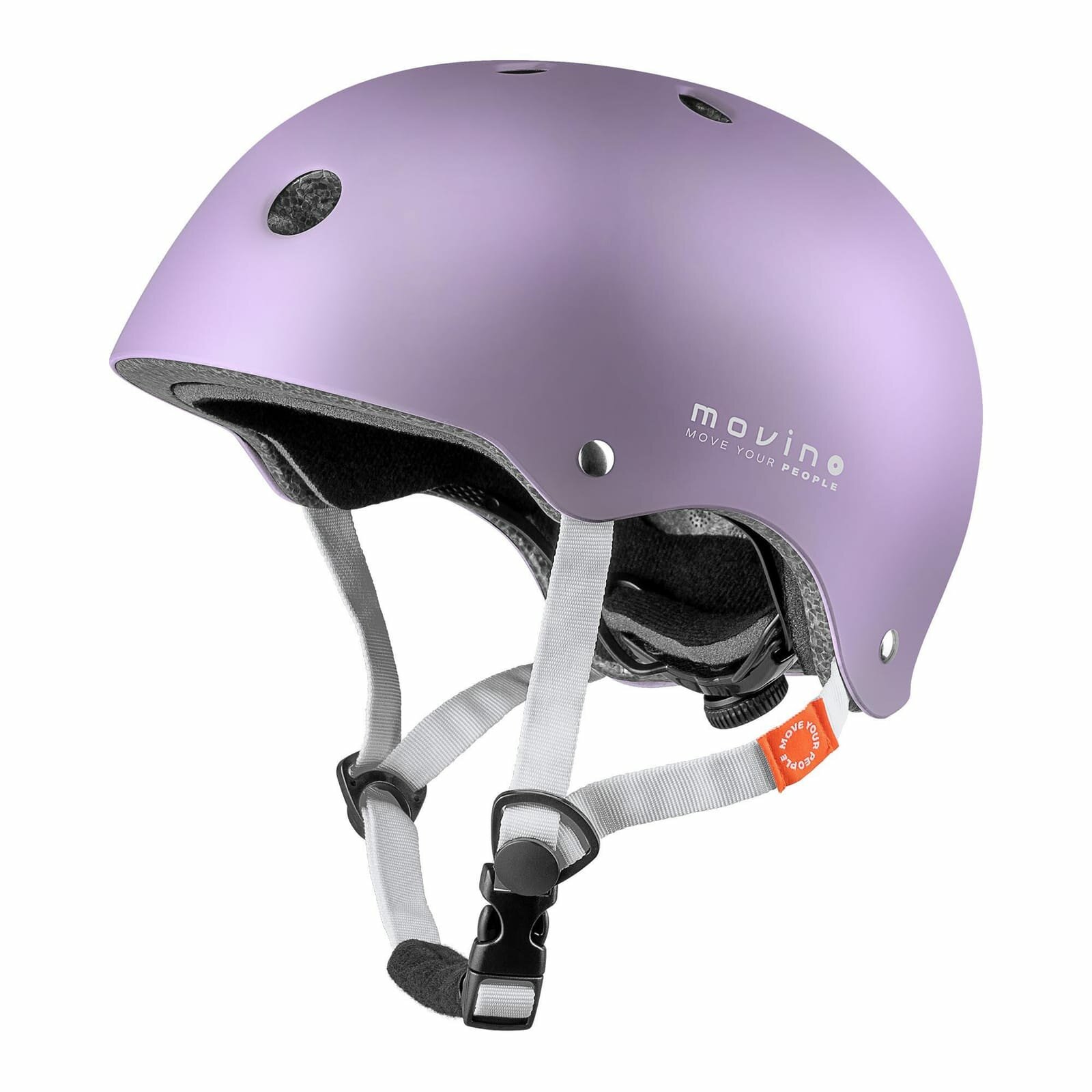 DECATHLON шлем decathlon element, серый/синий, 51-54 см