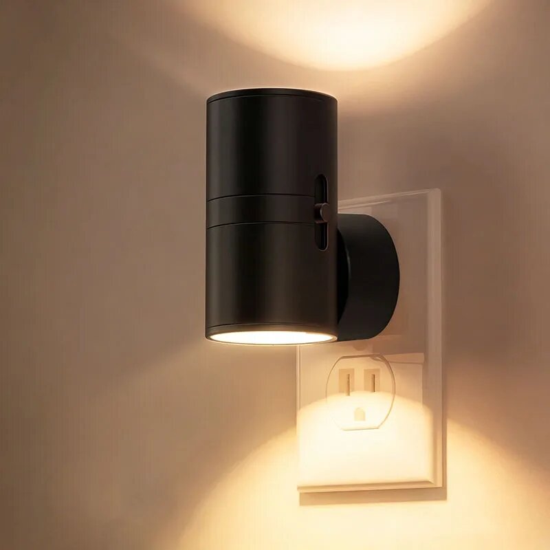 Ночник ZTree черный теплый свет 1pc Warm Light, EU