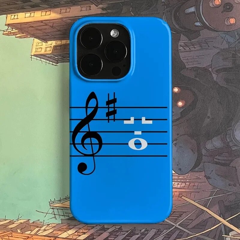 Чехол для телефона Lmmcjj INS с корейскими музыкальными нотами для iPhone 17 Air, Айфон 16 Про Макс