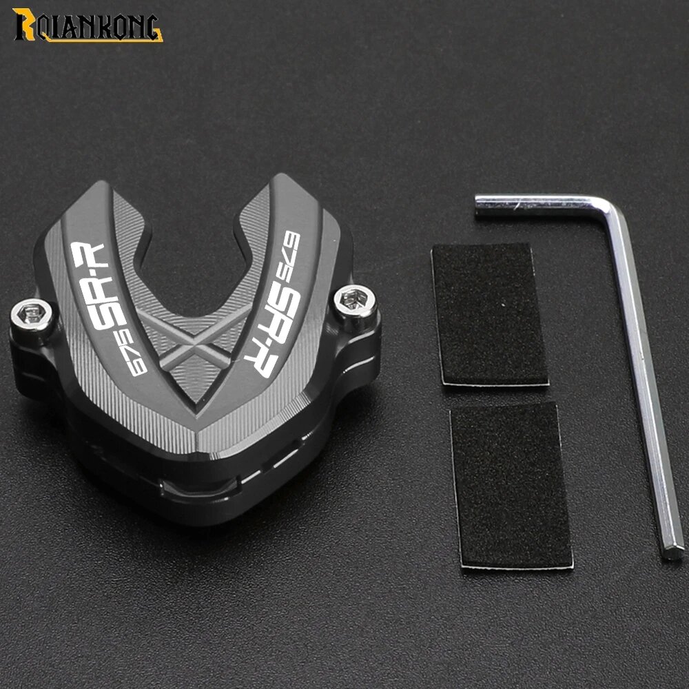 Брелок-ключница CFMOTO CF MOTO 675SRR 675SS 675NK, Защитный Алюминиевый Чехол, Черный, 675SR-S logo3