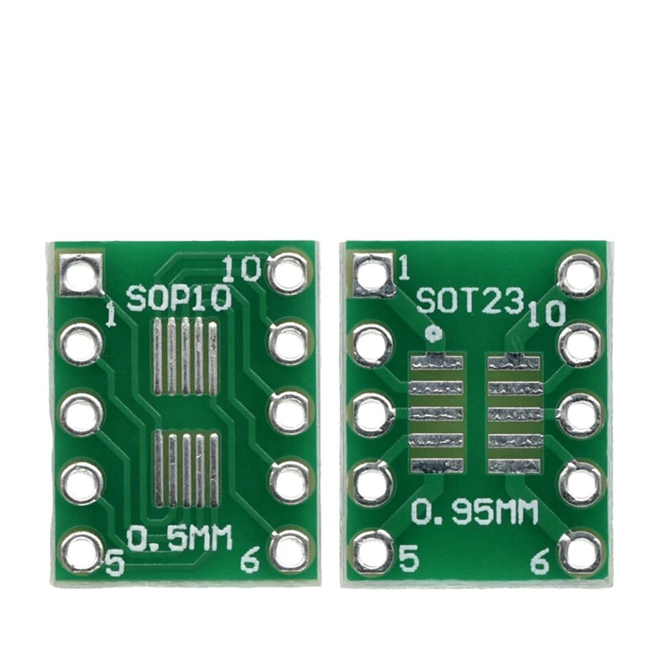 Адаптер пластина SOT23 MSOP10 UMAX 20шт 100PCS