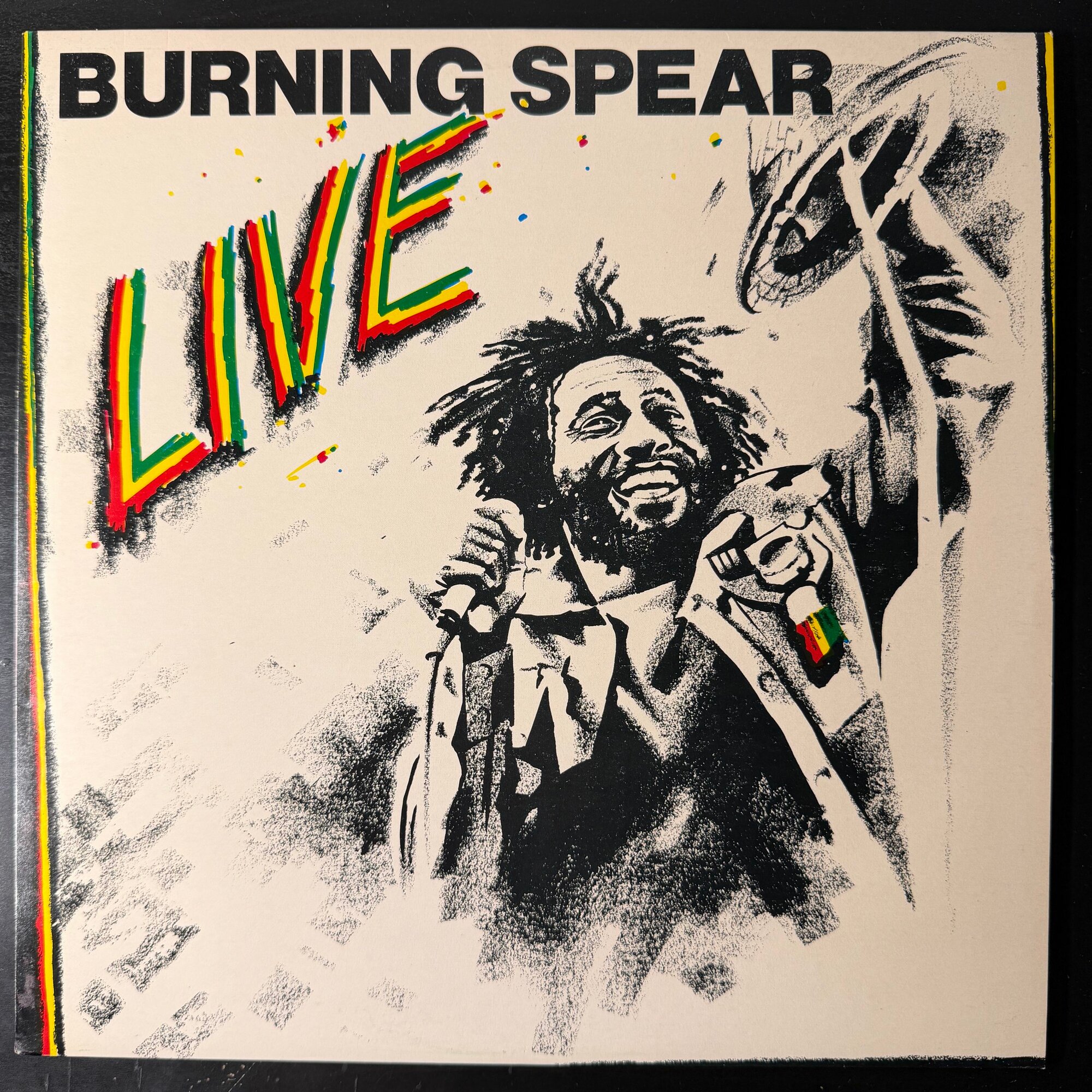 Виниловая пластинка Burning Spear Live (Англия 1977г.)