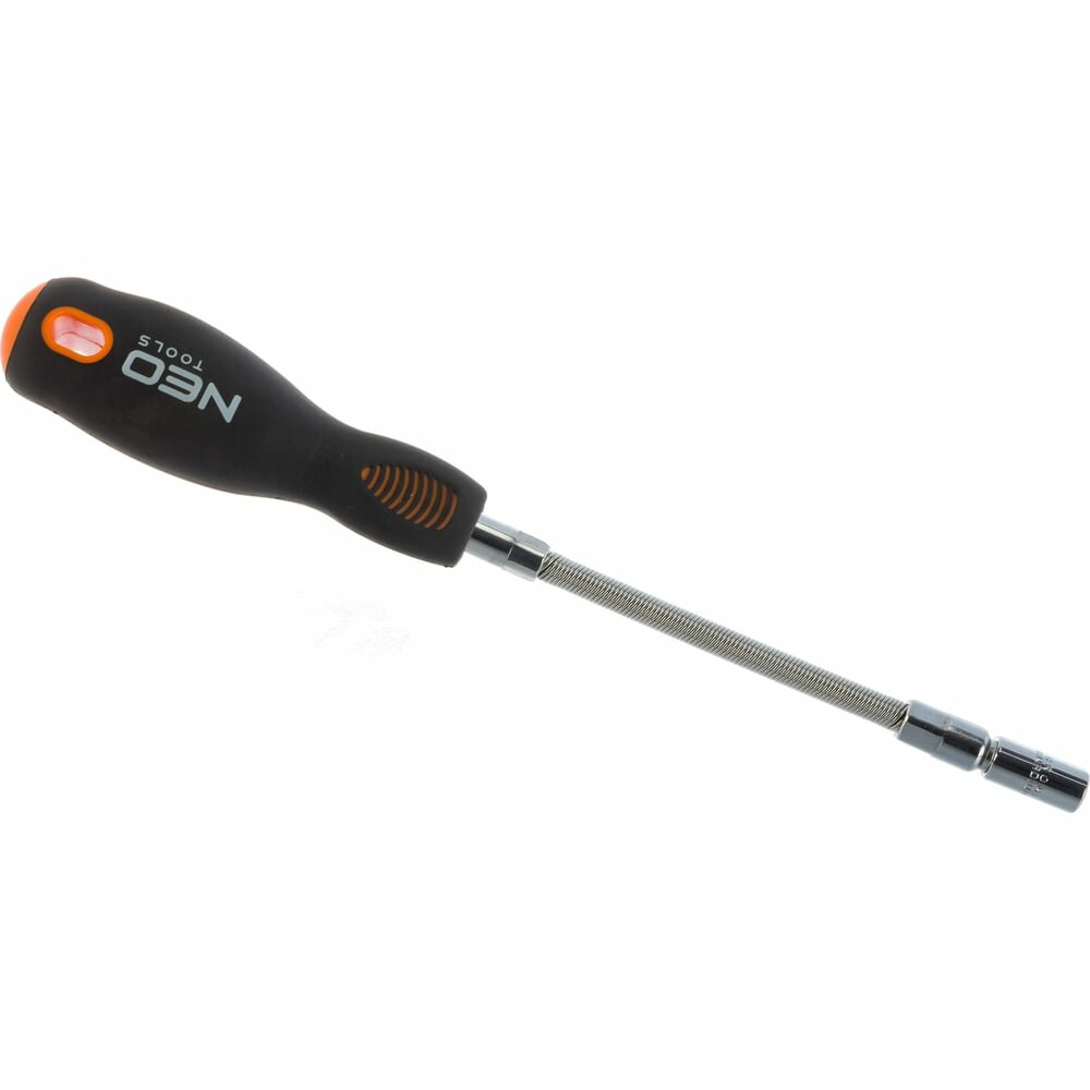 Отвертка с гибким стержнем с набором бит NEO Tools HEAVY DUTY CrMo 12 шт 04-212 — фото 1
