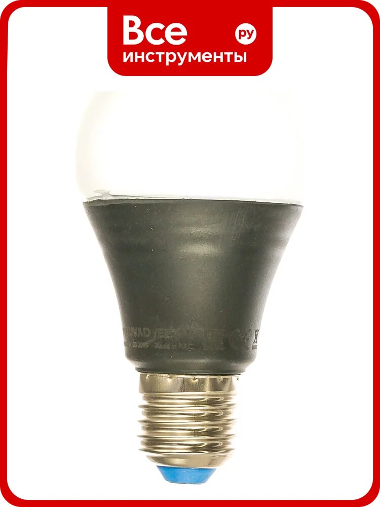 Светодиодная ультрафиолетовая лампа Uniel LED-A60-9W/UVAD/E27/FR PLZ07BK для дискотек UL-00005855