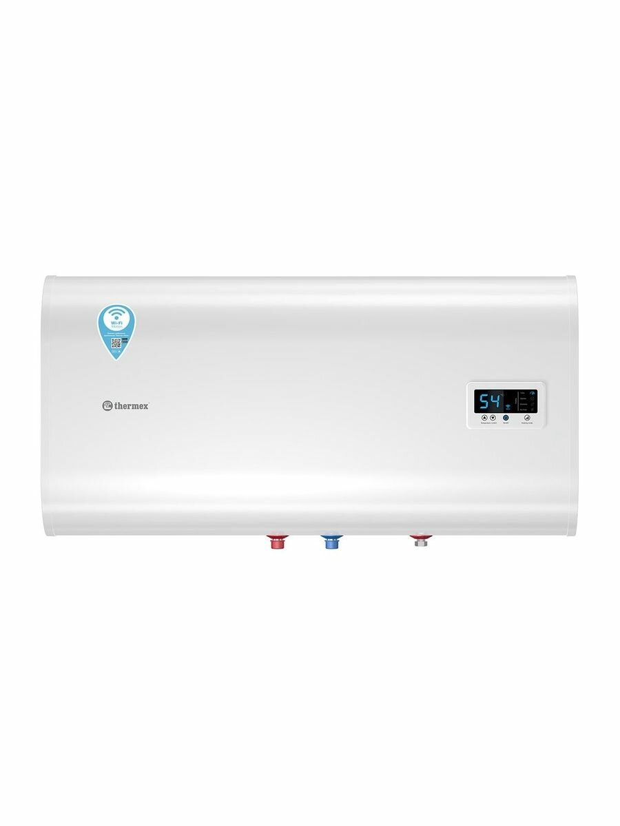 Водонагреватель THERMEX IF 80 H (pro) Wi-Fi бытовой накопительный горизонтальный (2000W, УЗО)