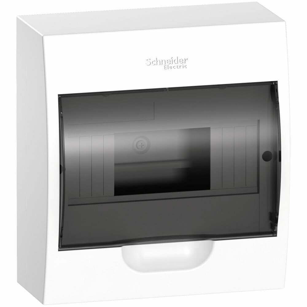 Корпус навесной с прозрачной дверцей Systeme Electric (Schneider Electric) City9 Box 1ряд/8модулей EZ9E108S2SRU — фото 1