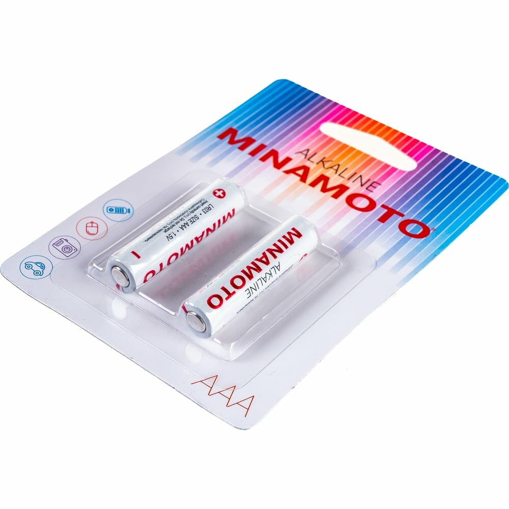 Батарейка Minamoto LR03, 2 card 402 — фото 1