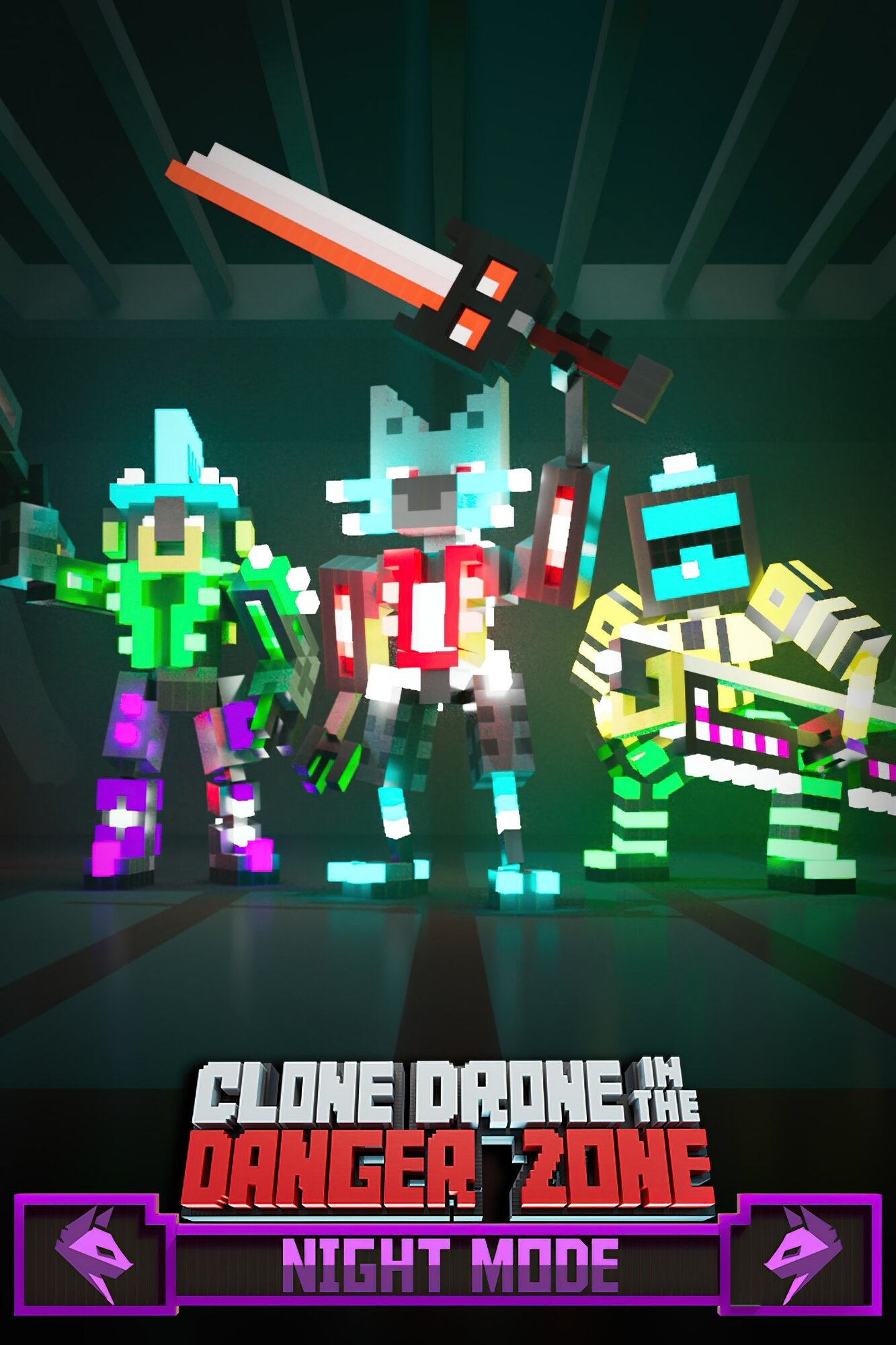 Clone Drone in the Danger Zone - Night Mode Pack — дополнение · нужна базовая игра · PC, Xbox · цифровой ключ