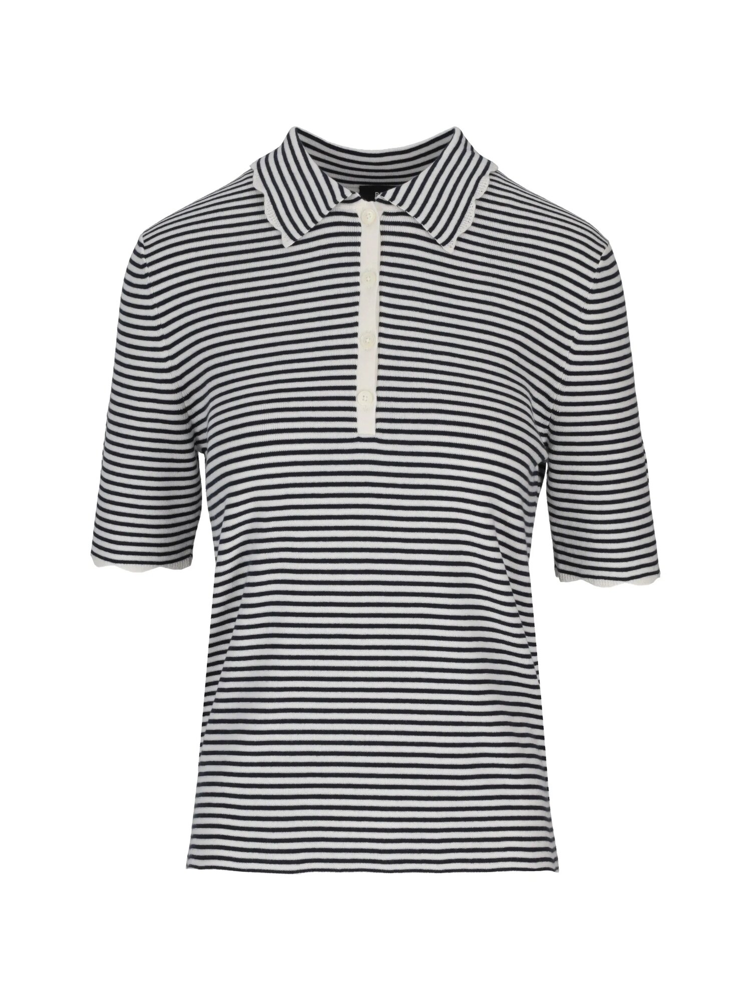 Рубашка Knitted striped polo shirt