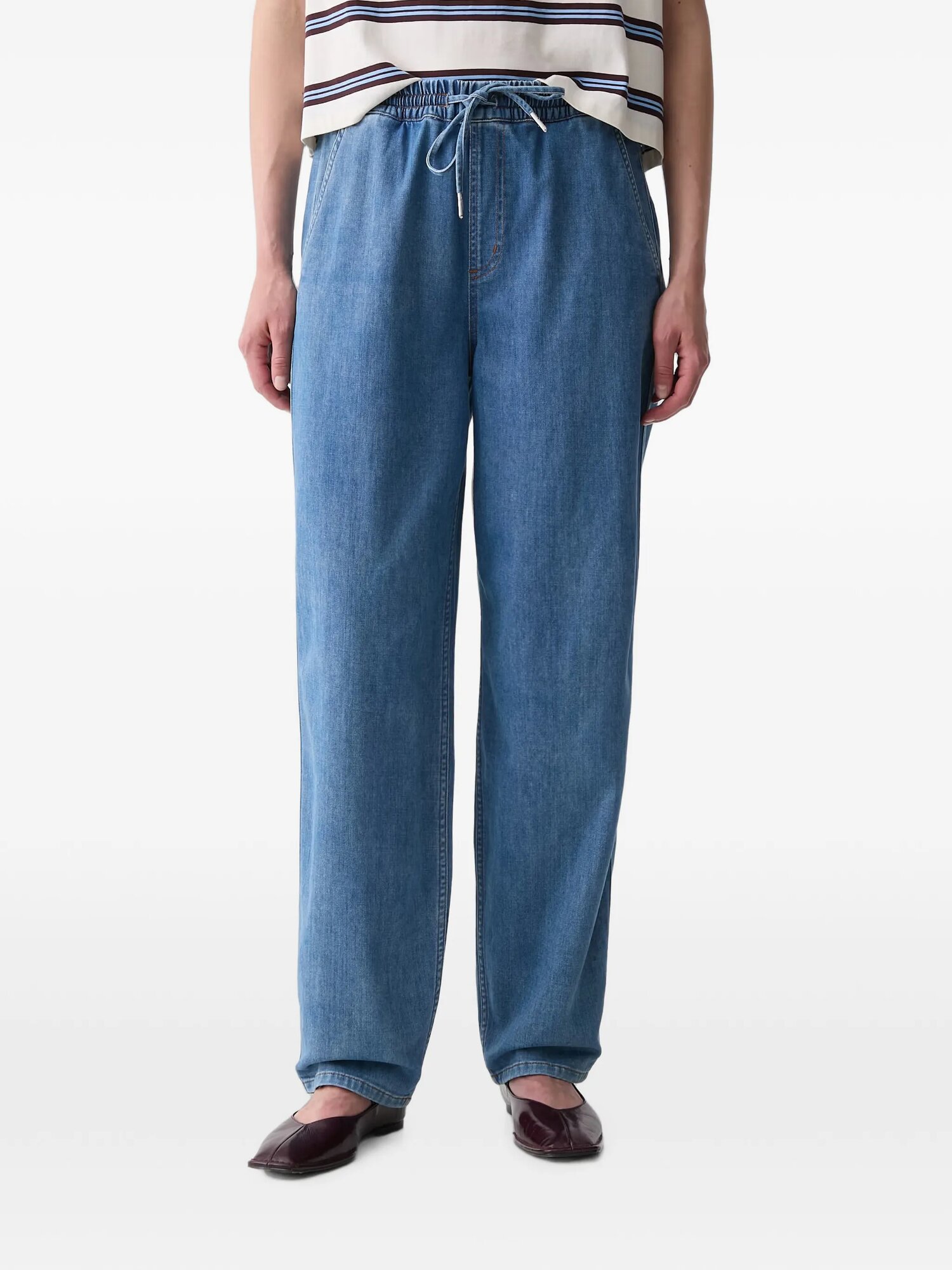 Джинсы Drawstring-waist jeans 