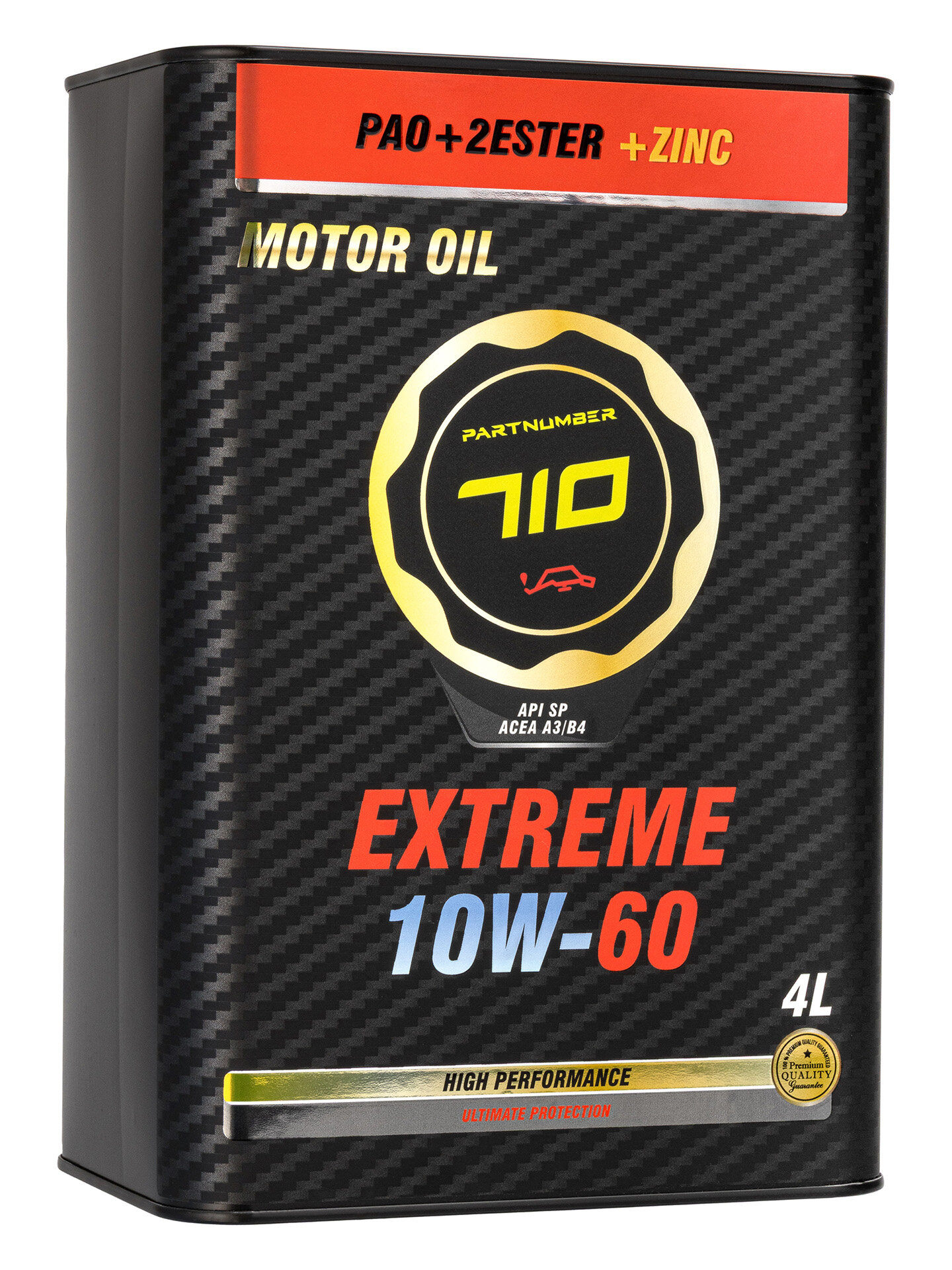 PARTNUMBER 710 EXTREME 10W-60 Масло моторное, Синтетическое, 4 л