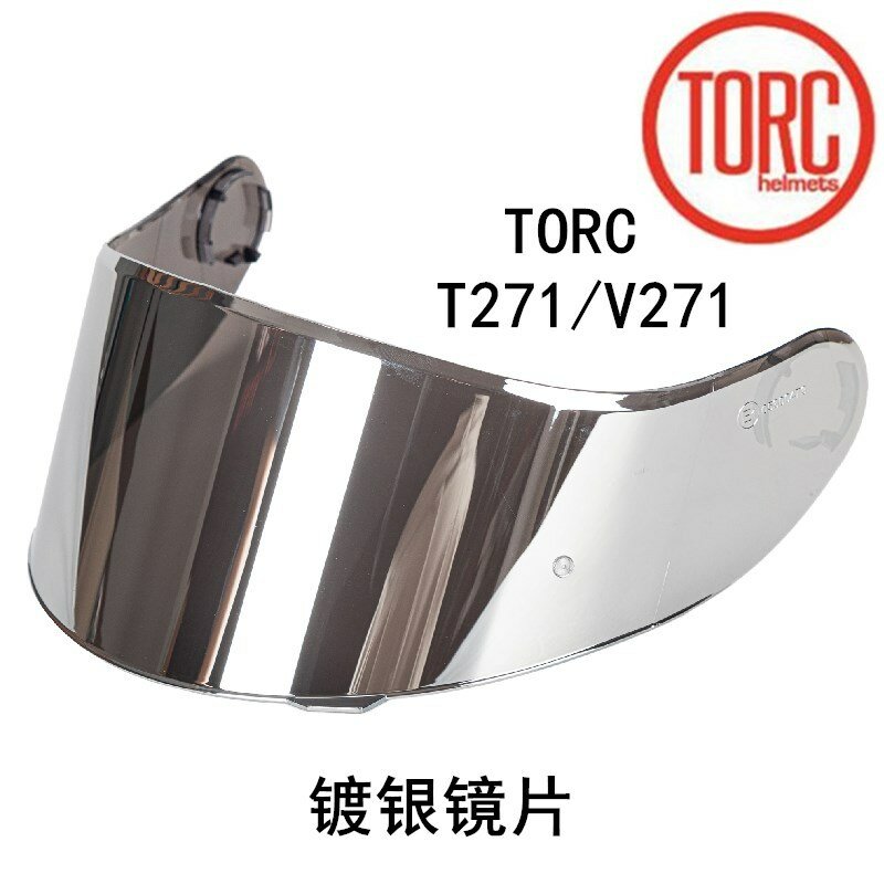 Визор для шлема TORC T271 V271 серебристый линзы оригинал
