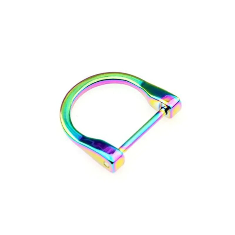 CLOXY Металлические D-образные кольца для сумок Белый, 25mm, colorful
