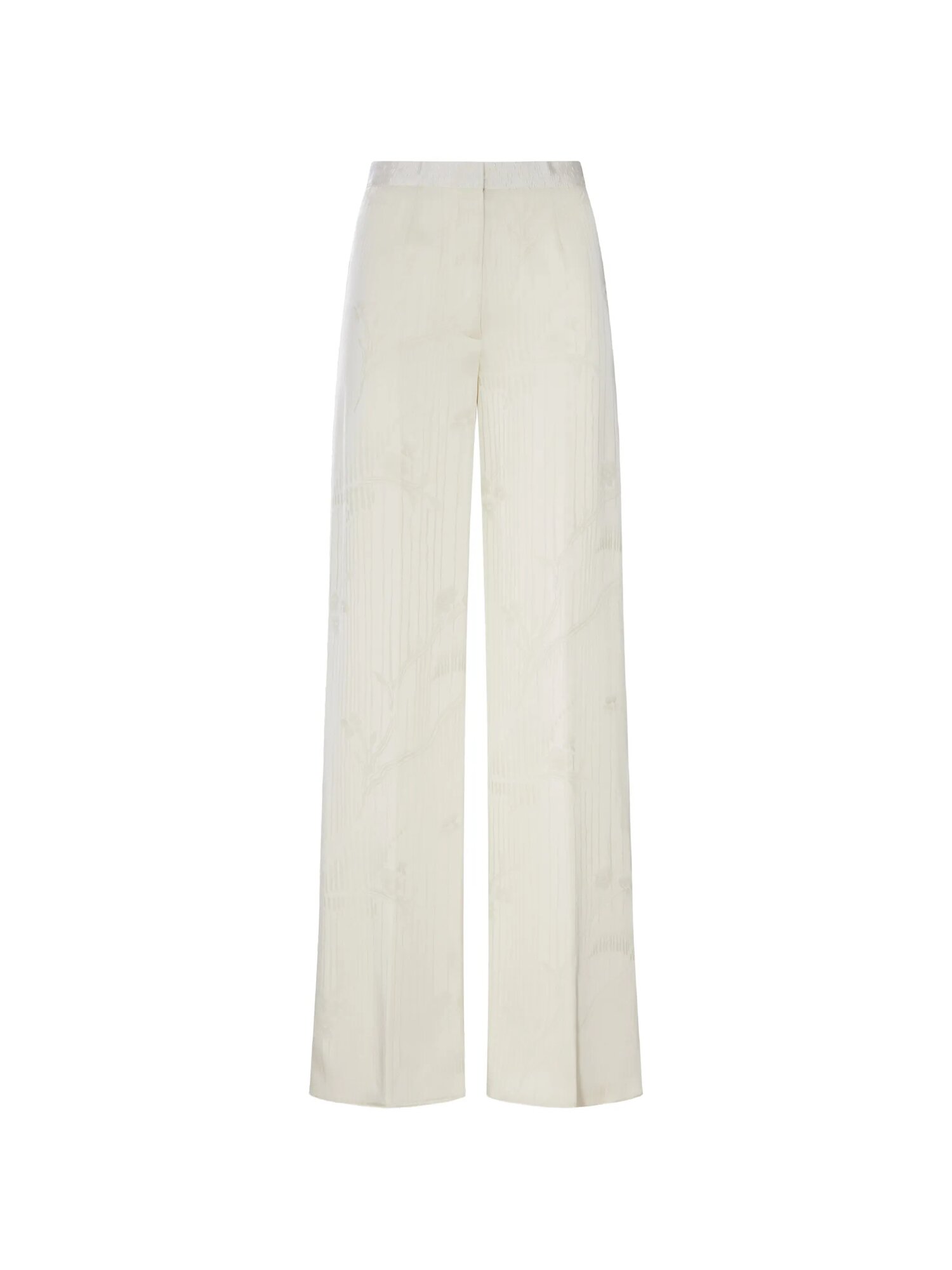 Брюки Floral-jacquard wide-leg trousers