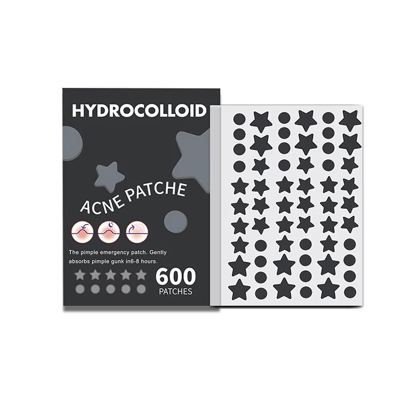 Патчи от прыщей HNKMP 600 шт. Black
