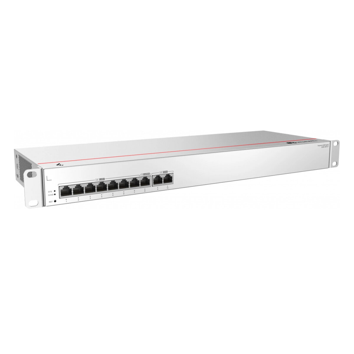 Маршрутизатор Huawei Gateway S380-S8T2T (98012179) 2x WAN, 8x LAN, до 250 пользователей, серебристый