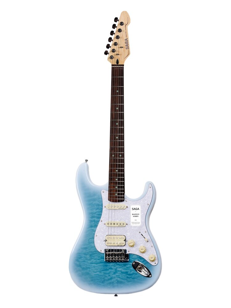 Электрогитара SAGA Cosmic Ocean, 6 струн, корпус из ольхи, звукосниматель Little Giant II