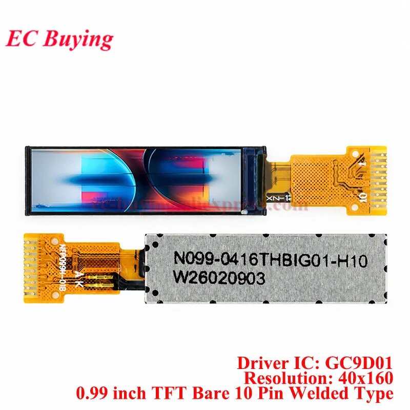 Круглый ЖК-модуль EC Buying 0,99 дюйма 0.99 10Pin Welded