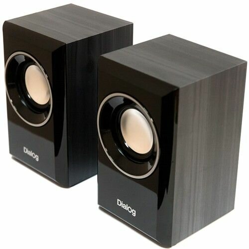 Колонки Dialog Stride AST-15UP black питание от usb, 6 Вт - чёрные