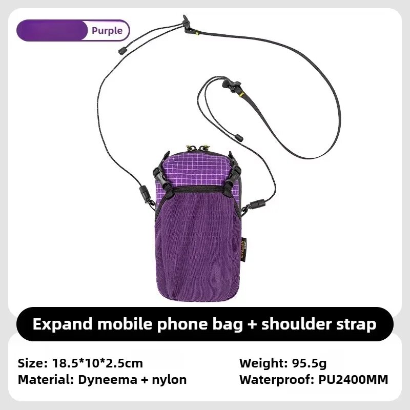 Сумка-держатель для бутылки HIKEMAN из нейлона Purple with strap