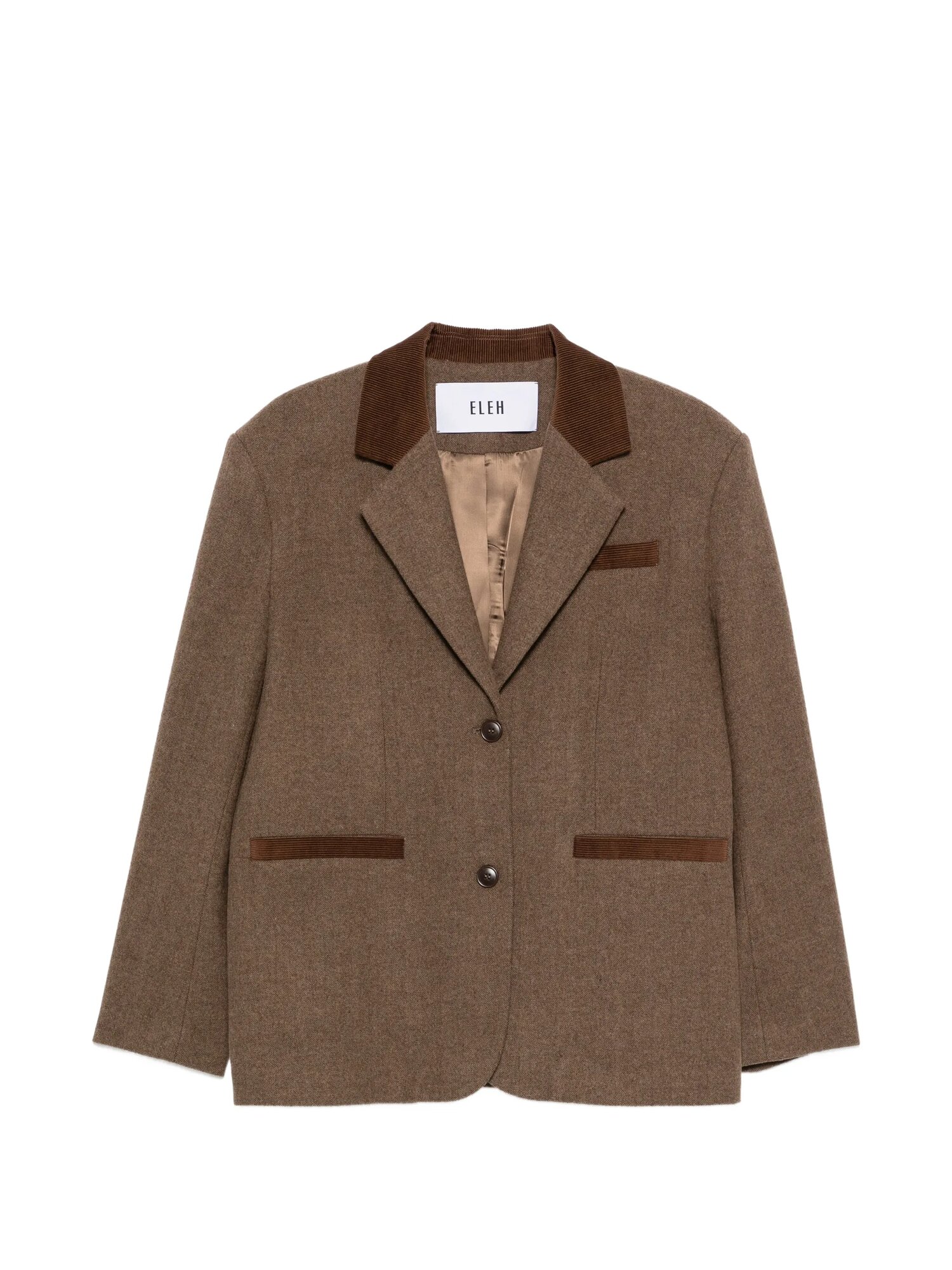 Пиджак Corduroy-trim blazer