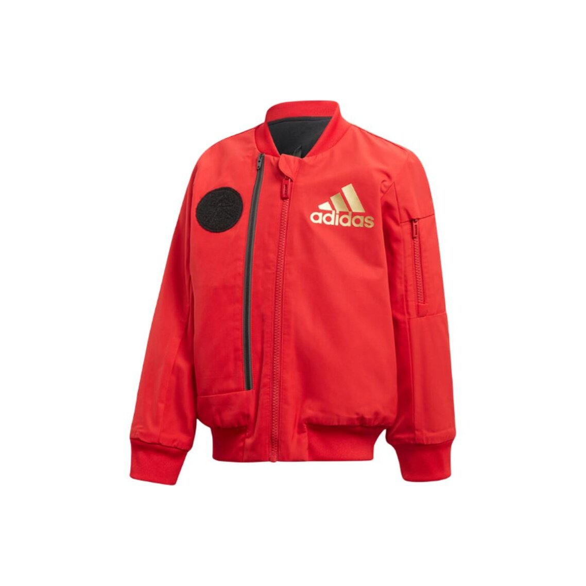 Куртка adidas, размер 164, красный