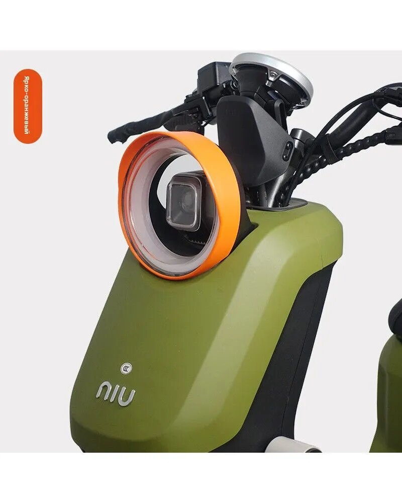Защитный колпак фары для электросамоката Niu Uqi+/U2/U3/U1, декоративный аксессуар для тюнинга