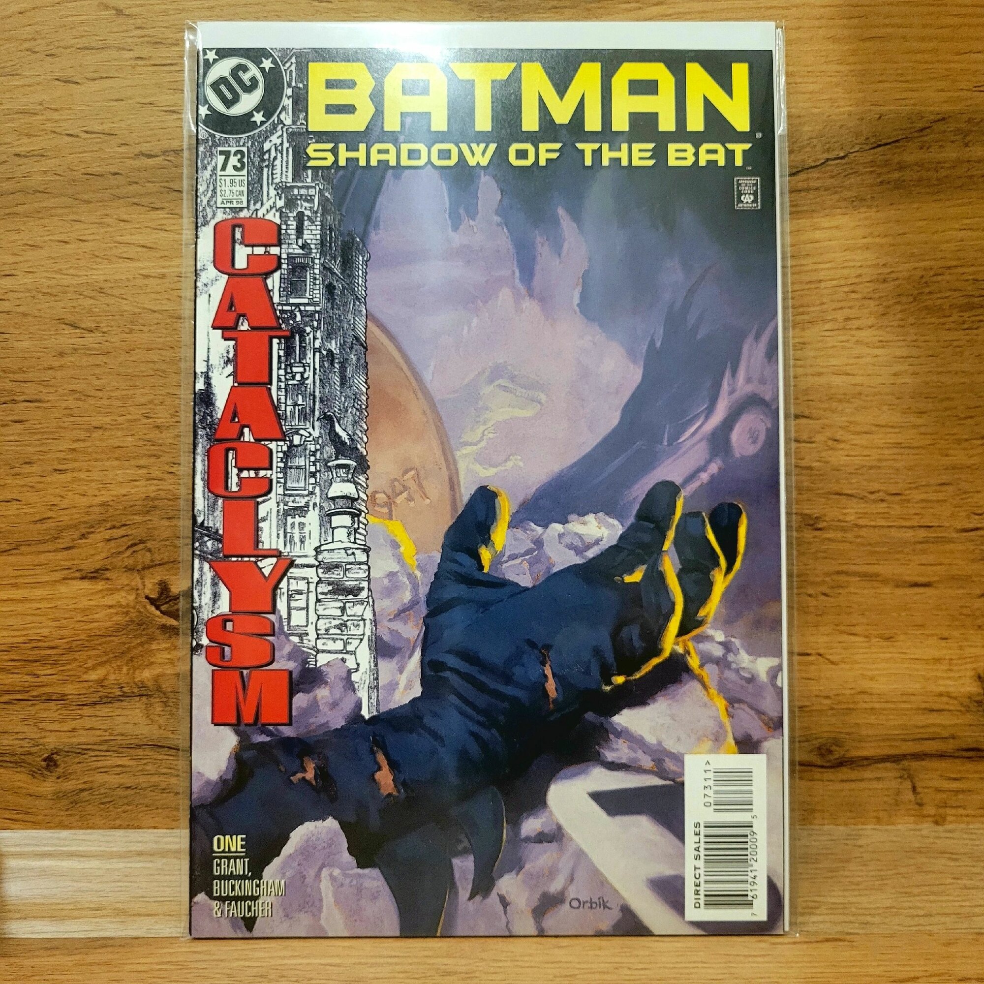 Ретро Комикс Batman Shadow Of The Bat #73 1998 Год. Комикс (сингл) на английском языке