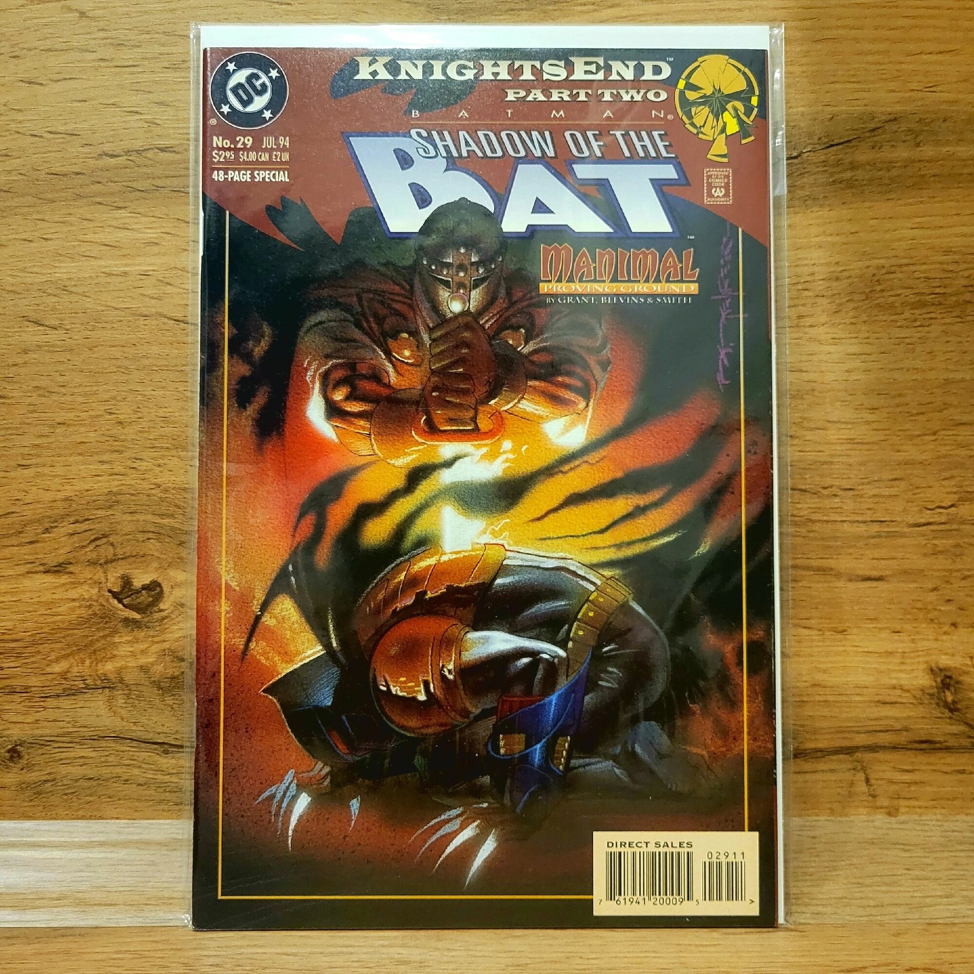 Ретро Комикс Batman Shadow Of The Bat #29 1994 Год. Комикс (сингл) на английском языке