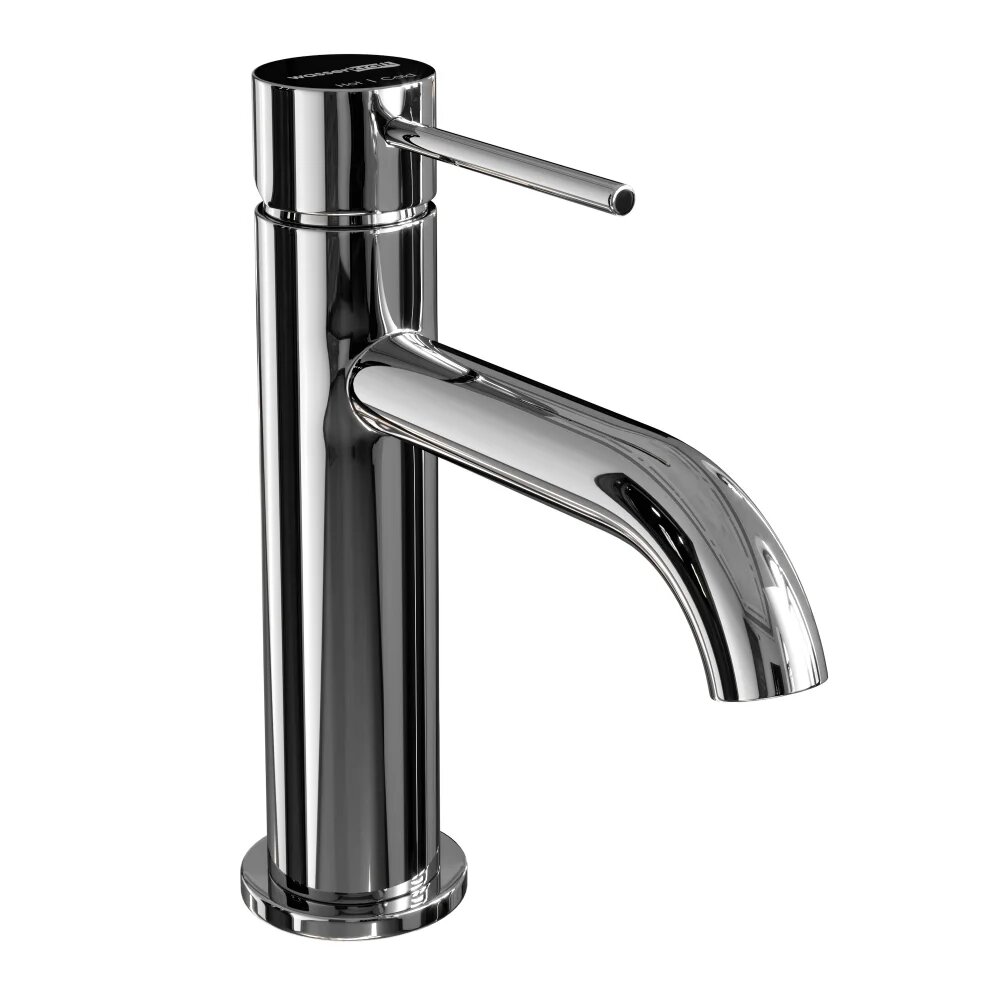 Смеситель для раковины Wasserkraft Нирс (Niers) 3003 хром, глянцевый, кран для ванной в раковину, из нержавеющей стали, рычажный, с керамическим картриджем