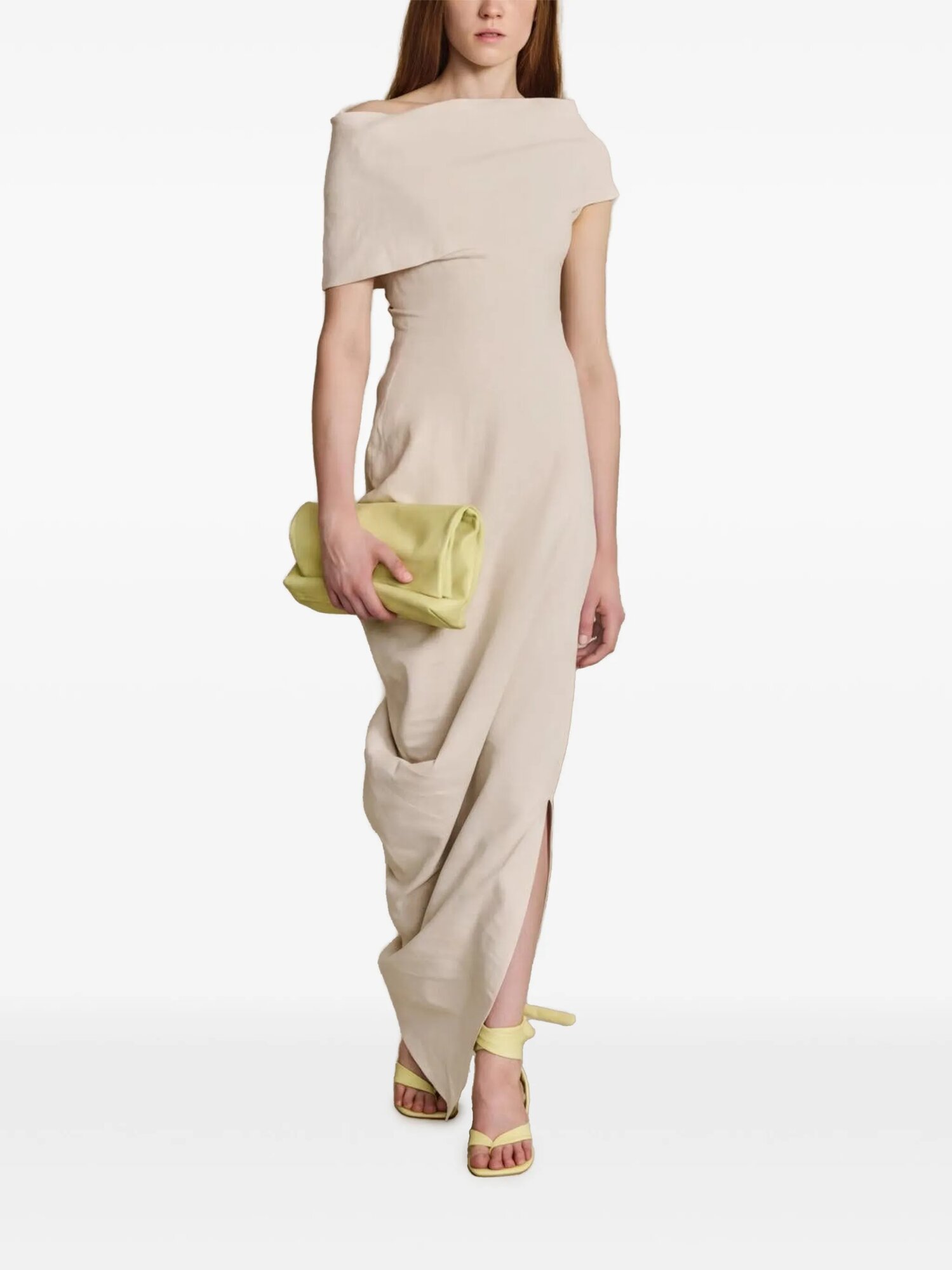 Платье Draped maxi dress