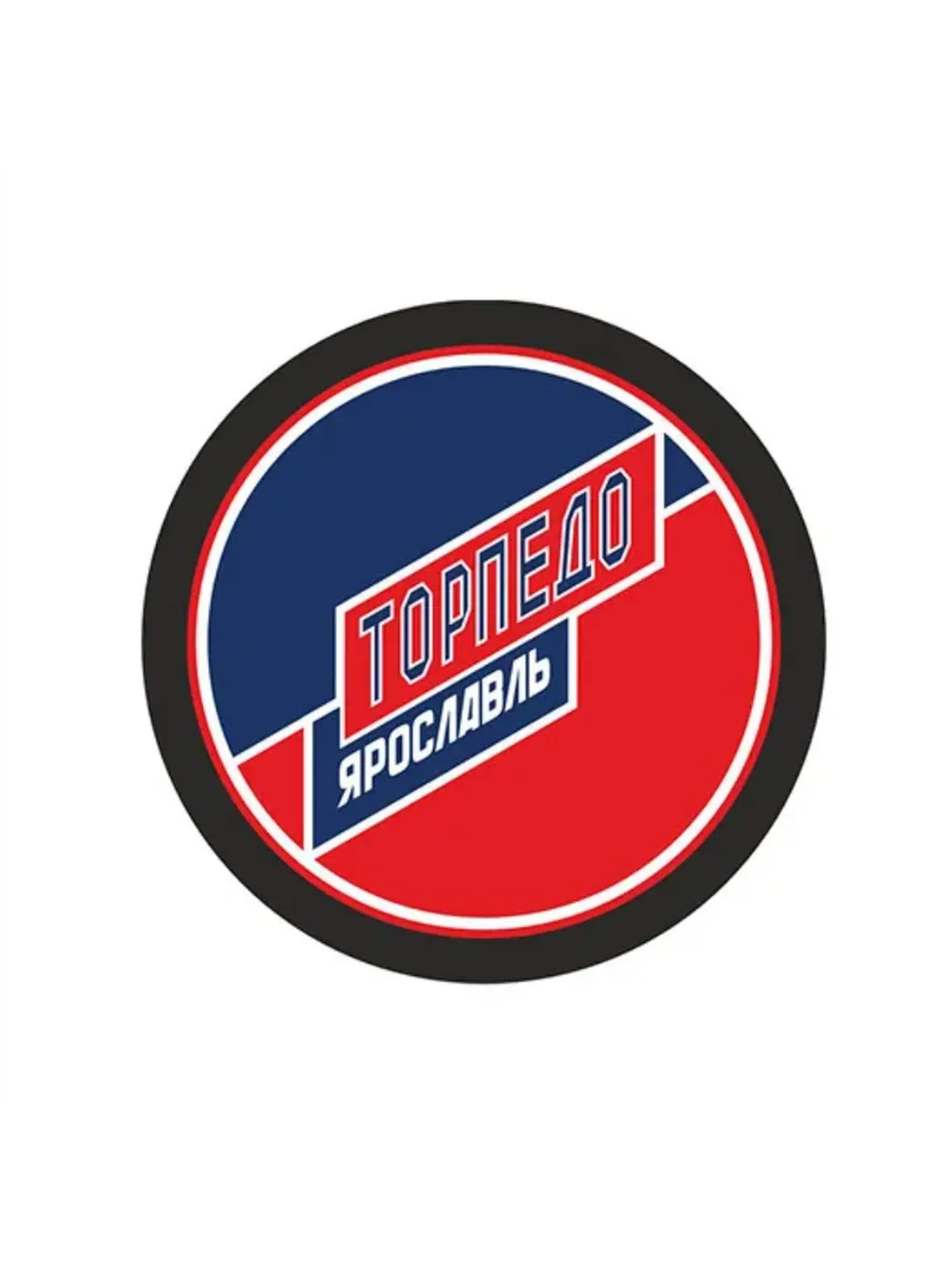 Шайба Sportfanat Торпедо Ярославль 1993-1995 1-ст, 76 мм, черный
