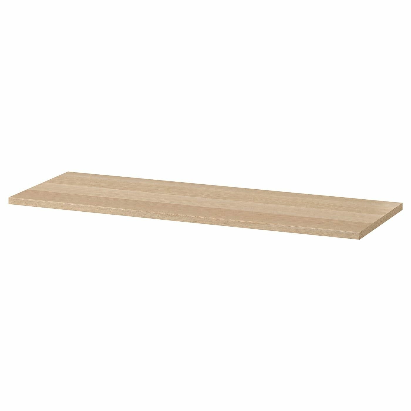 Корзина для хранения IKEA KOMPLEMENT полка, имитация дуба, выбеленного морилкой, 100x35 см 102.735.04