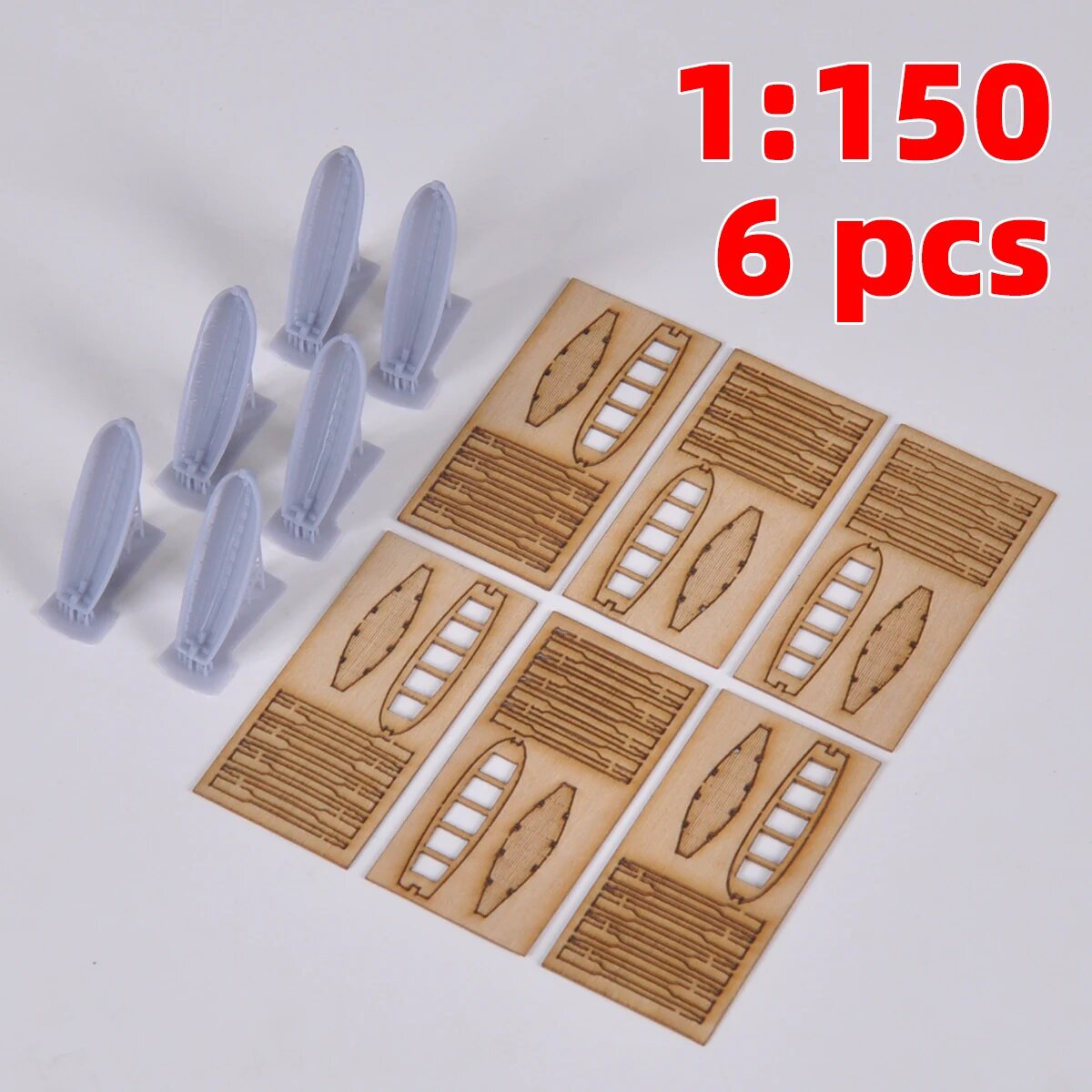 Статические модели кораблей CorMake 1/100 1/150 1/200 1-150 6pcs