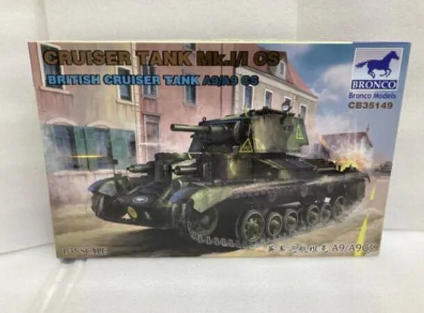 Сборная модель Bronco CB35149 Британский крейсерский танк Mk.I / Mk.I CS (A9), 1:35, с фототравлением