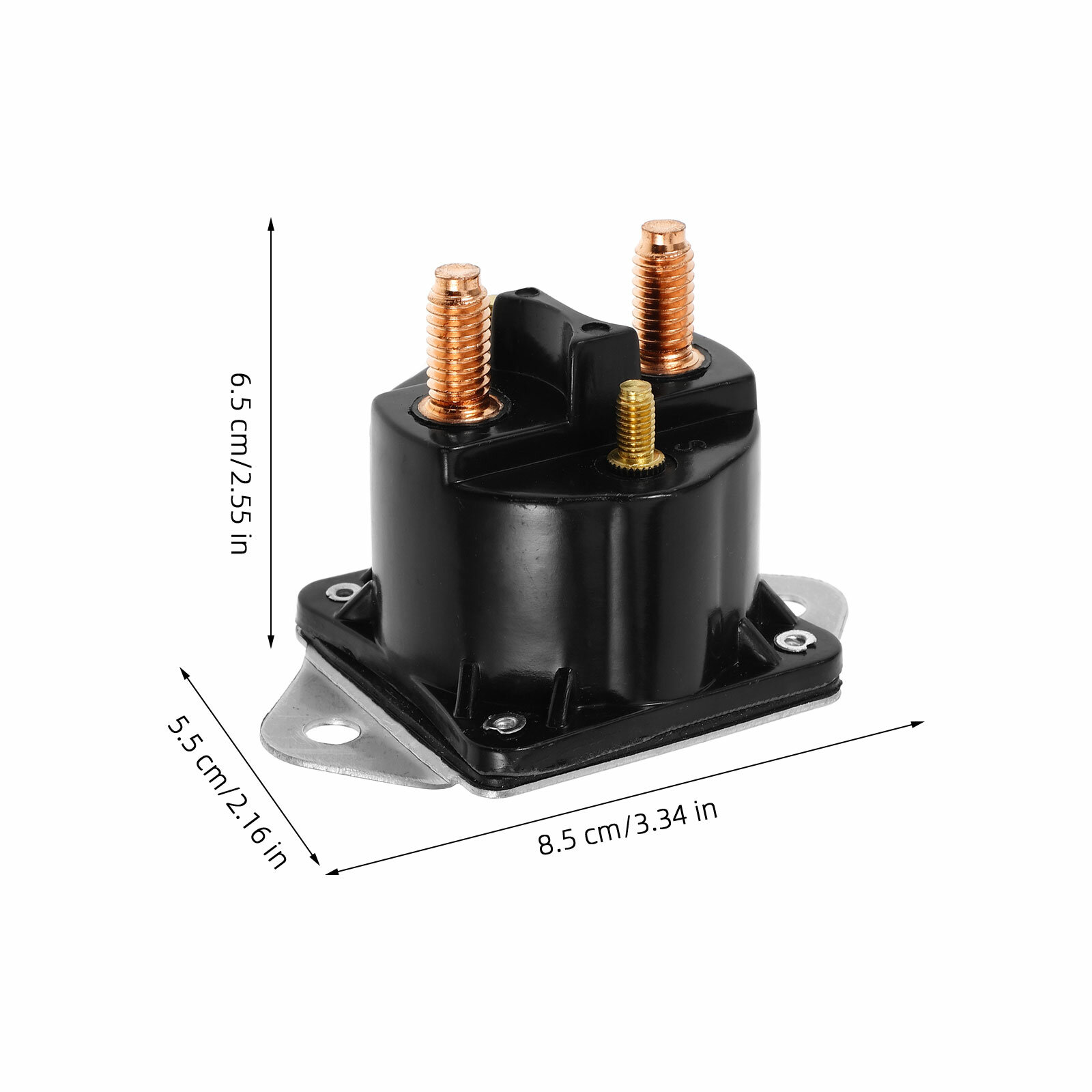 Реле Лебедки Соленоид Контактор 12v Для Внедорожников Размер 8.50X6.50X5.50Cm