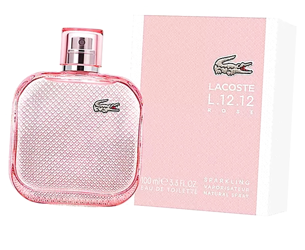 Духи Lacoste L 12 12 Rose Sparkling 100 мл для женщин - Лакост Роз Спарклинг Искрящаяся