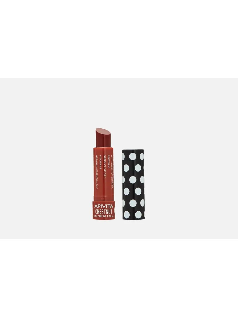 APIVITA CHESTNUT Увлажняющий уход для губ 4.4г CHESTNUT