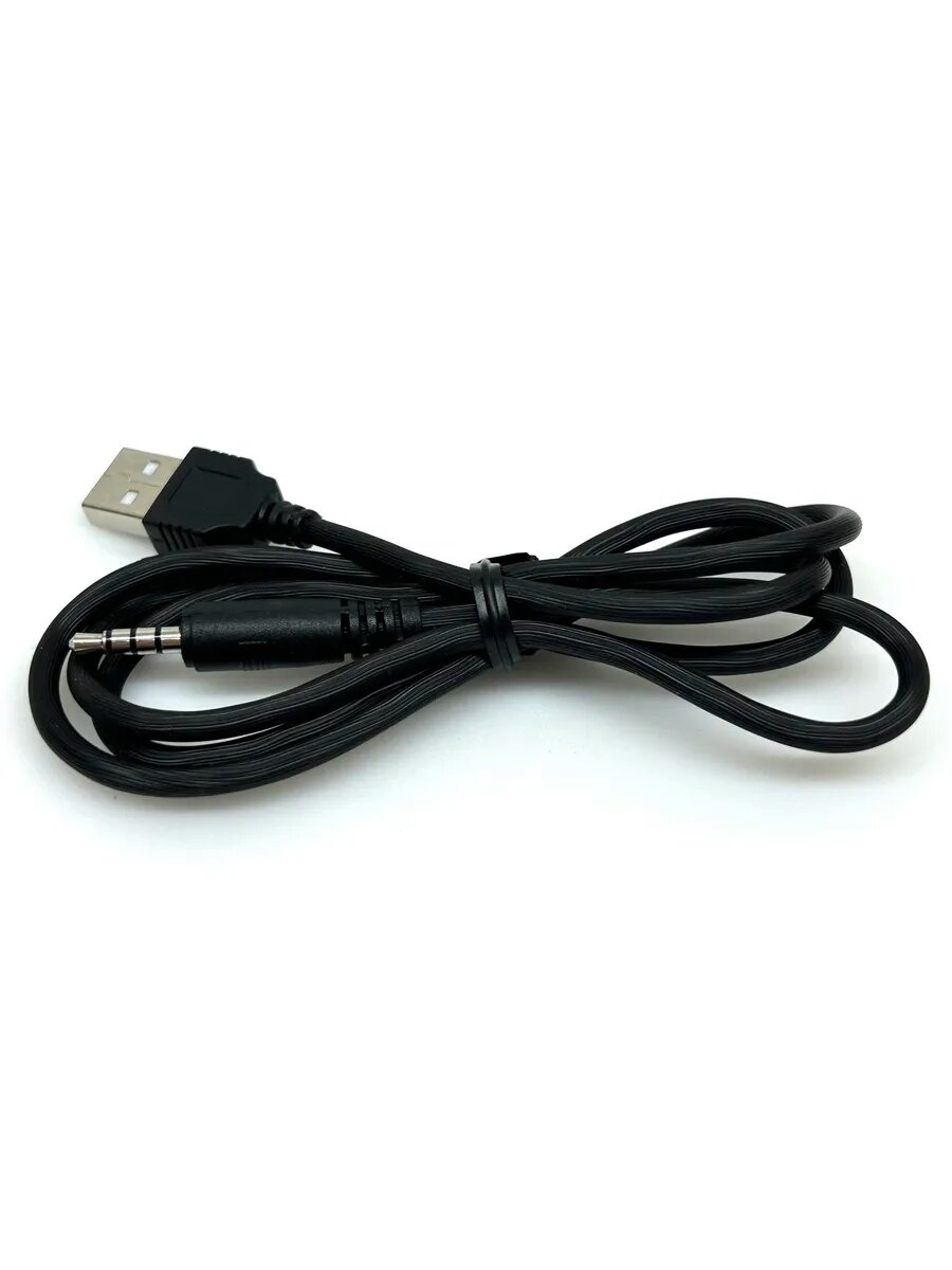 Кабель с USB на jack 3.5 мм 4-х контактный, 1м