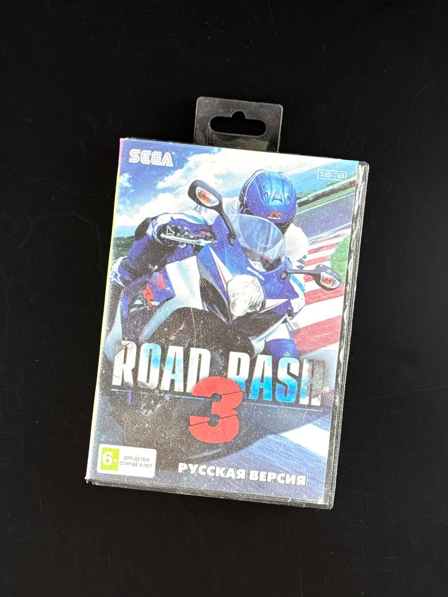 Картридж Игра Sega Road Rash 3