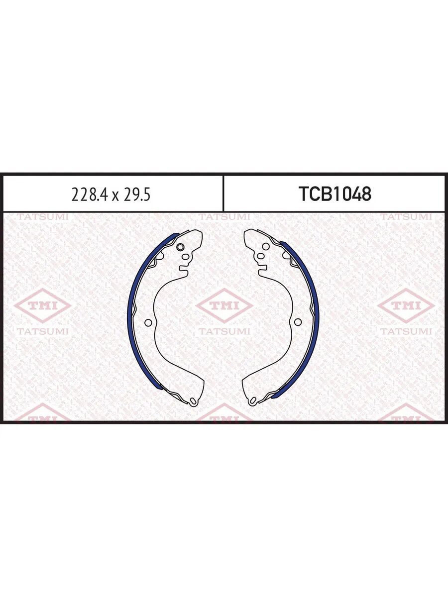 Колодки тормозные для а/м MITSUBISHI Airtrek, Grandis, арт. TCB1048