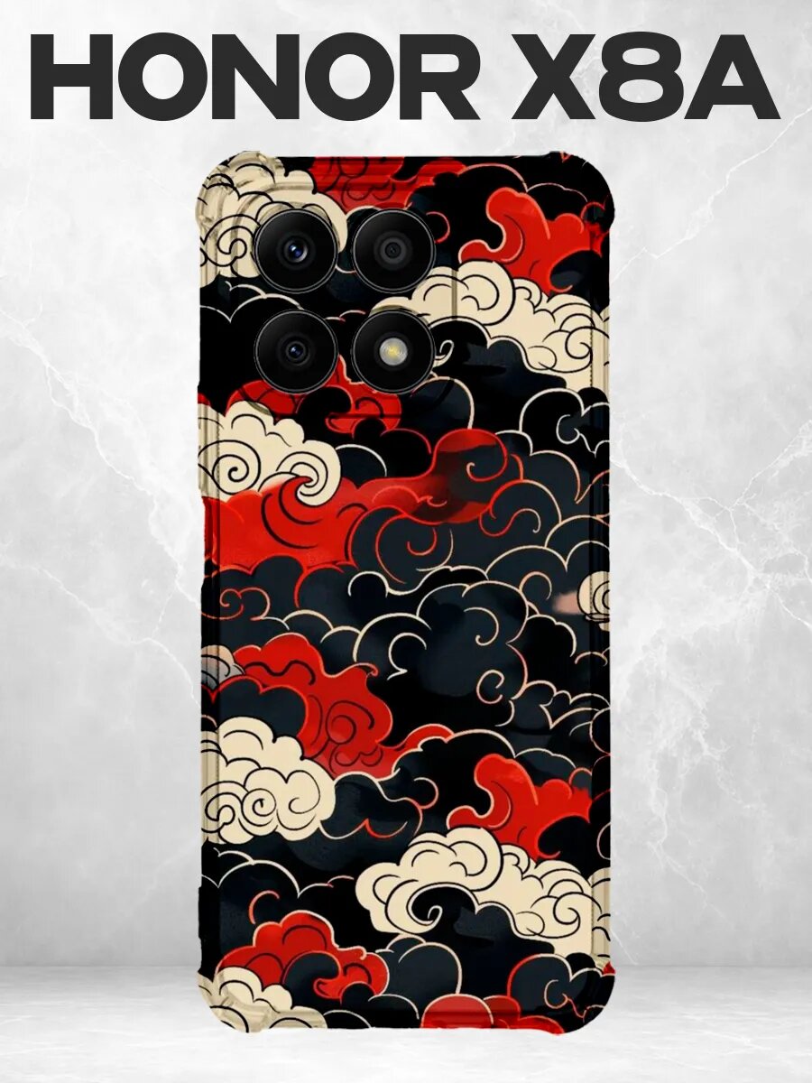 Чехол на Honor X8A японские облака они