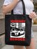 Сумка шоппер PRINTSHOT, фактура рельефная, черный
