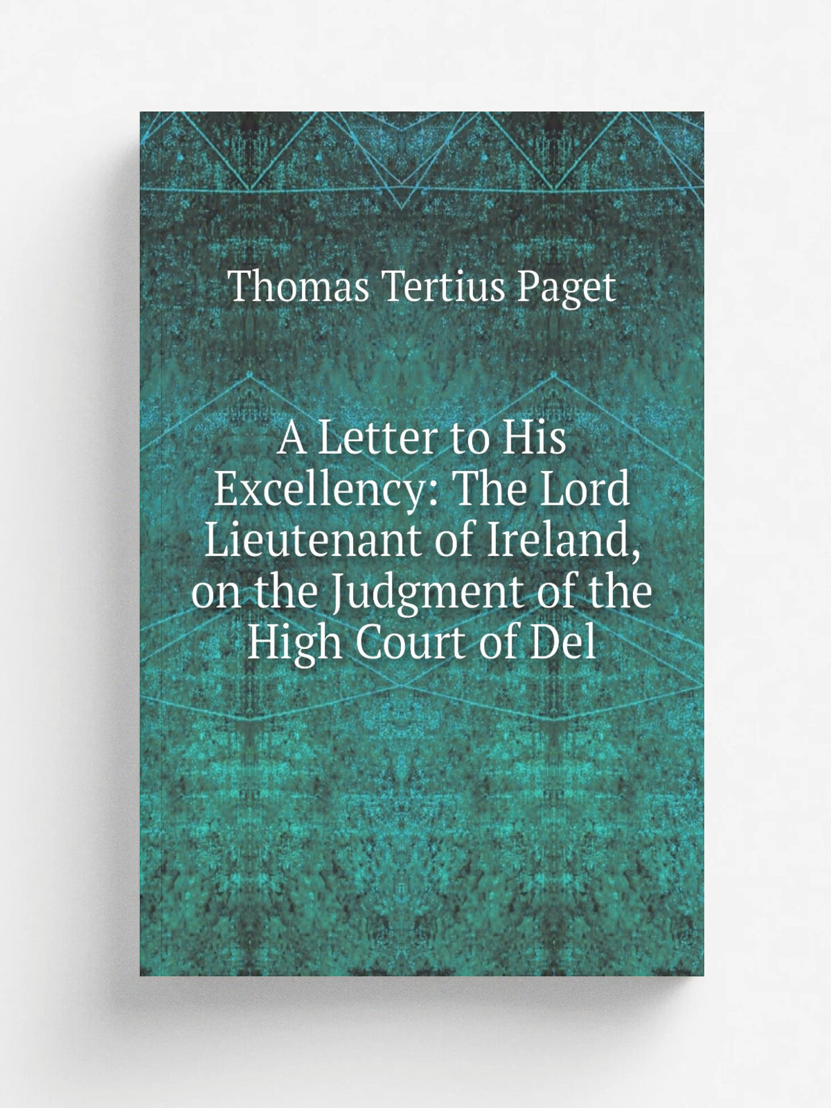 A Letter to His Excellency: The Lord Lieutenant of Ireland, on the Judgment of the High Court of Del | Thomas Tertius Paget | Репринт