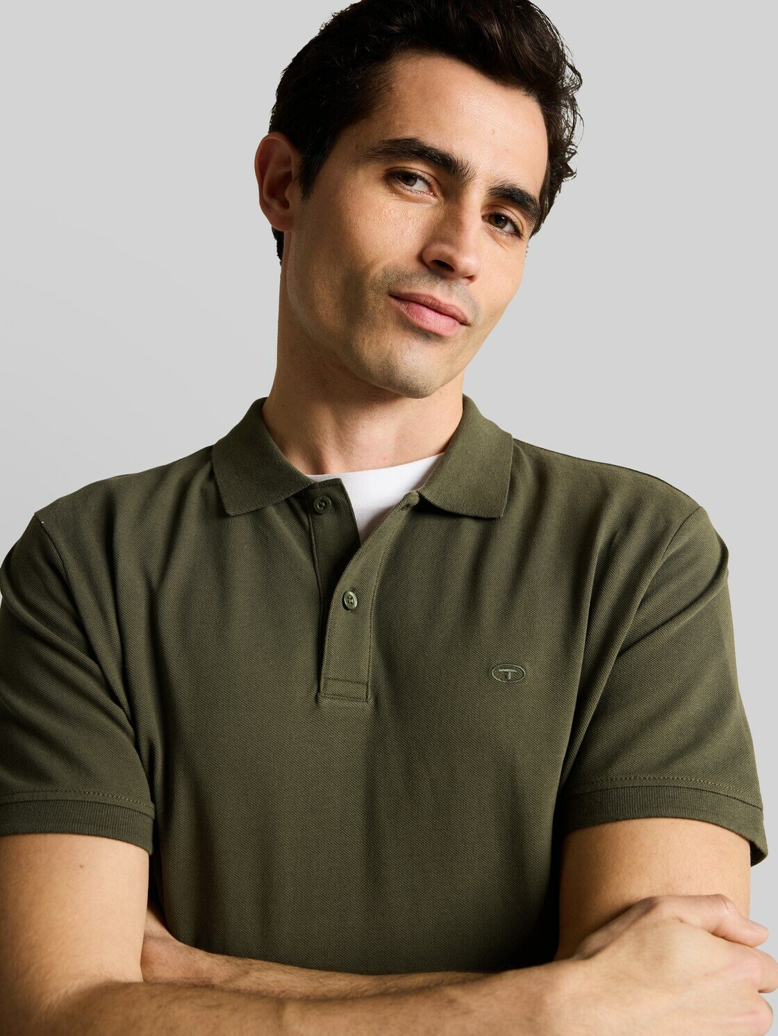 Поло Tom Tailor, размер XL, хаки — фото 1