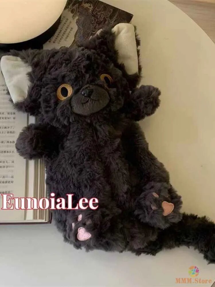 EunoiaLee школьный пенал для девочек, подходит для карандашей и кистей, cat Кукольная сумка.