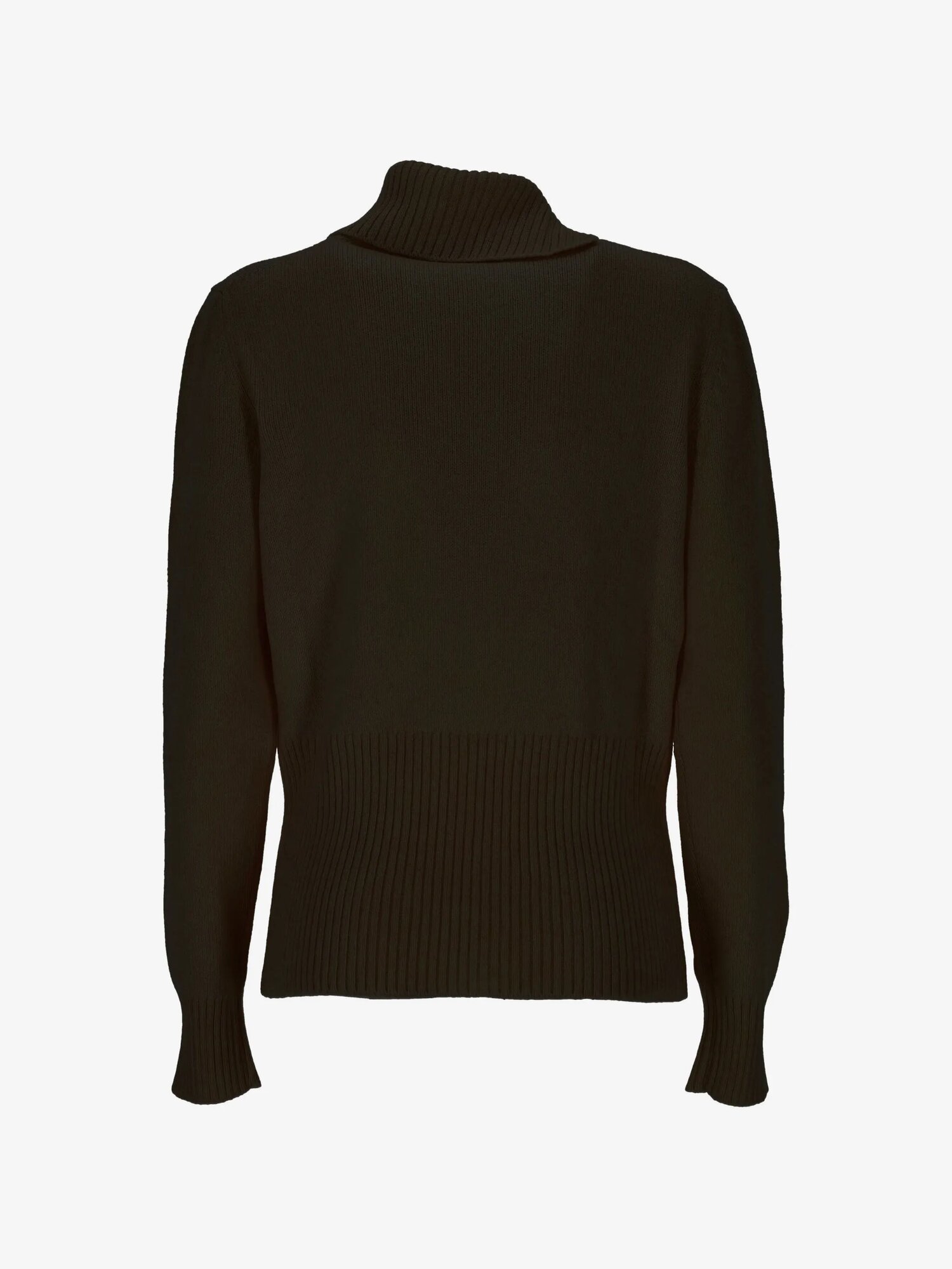 Свитер Gran Sasso Ribbed-knit roll-neck sweater, размер 42, , коричневый — фото 1