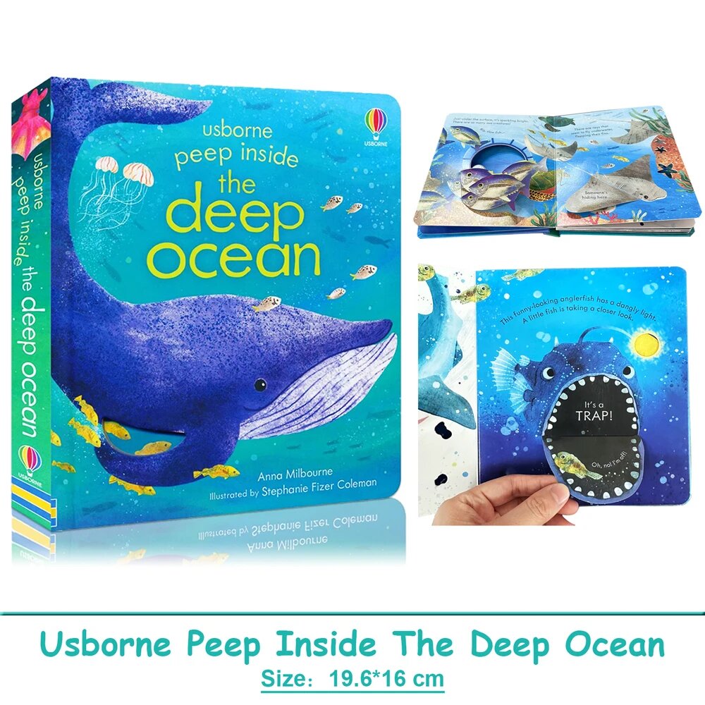 Usborne 3D-книга «Загляни В Глубины Океана»