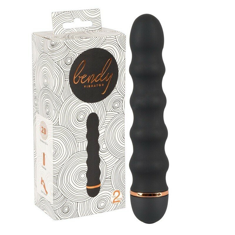 You2Toys Вибратор, цвет: черный, 17 см